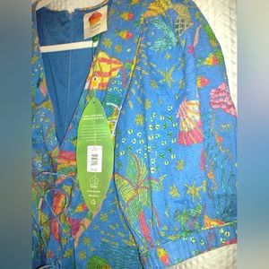 FARM Rio | Dresses | Farm Rio Nwt Ocean Stories Mini Dress | Poshmark